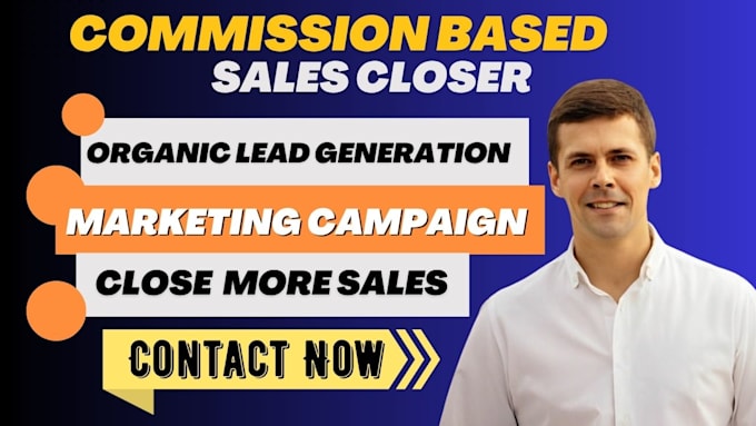 Do commission based sales closer sales rep b2b lead generation appointment sales by Lucas_dgns ...