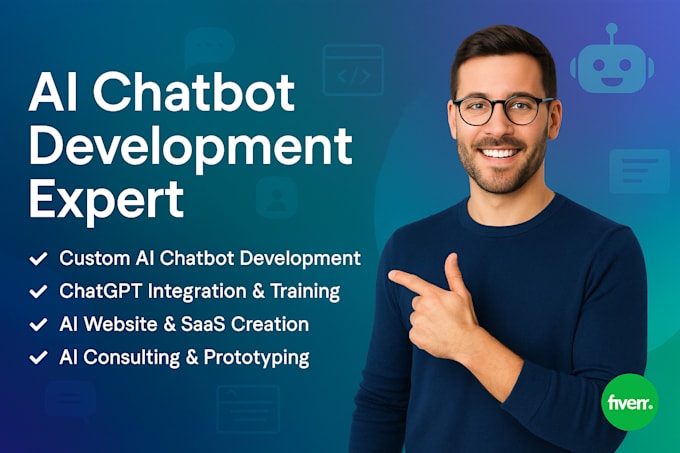 Build Custom Ai Chatbot Chatgpt Ai Website Ai Saas By Samnerd Fiverr