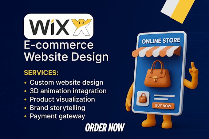 Wix ecommerce website design redesign for online store integrate with ...