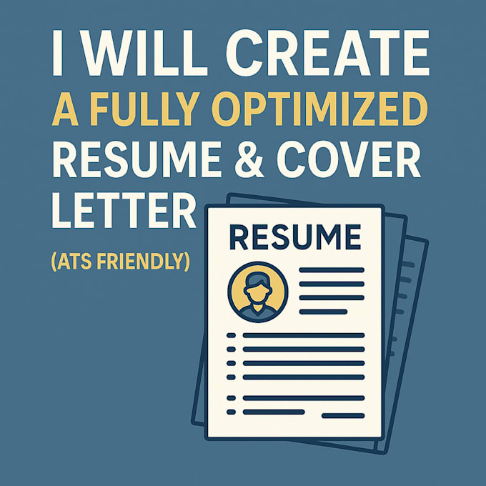 Crate a fully optimized ats friendly resume and cover letter by Thisal ...