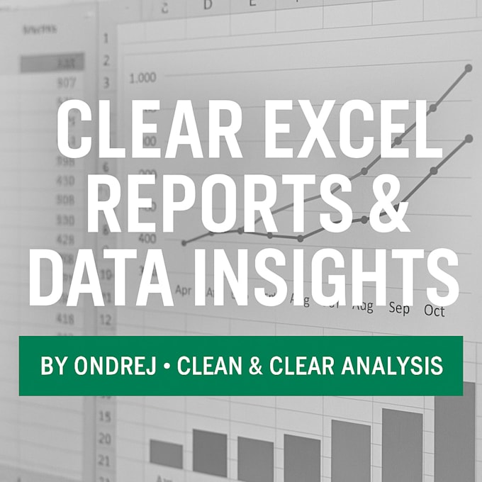 Analyze and clean your excel or google sheets data by Ondrejkocman177 | Fiverr