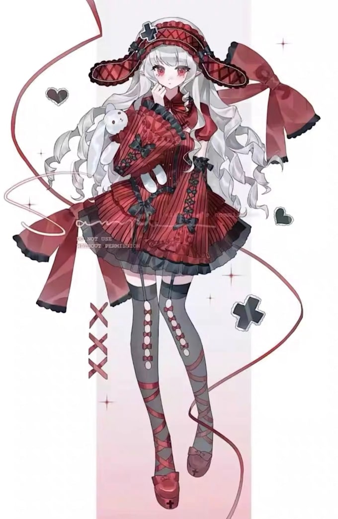 Draw oc, fanart, anime style illustrations, backgrounds, avatars ...