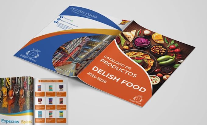 Design food beverage marketing product catalog, restaurant menu sales ...