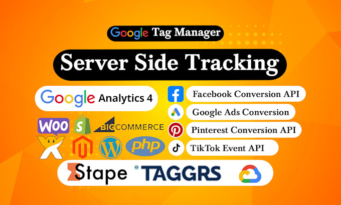 Setup ga4 server side tracking meta conversion api with stape and gtm fix by Morzinak | Fiverr