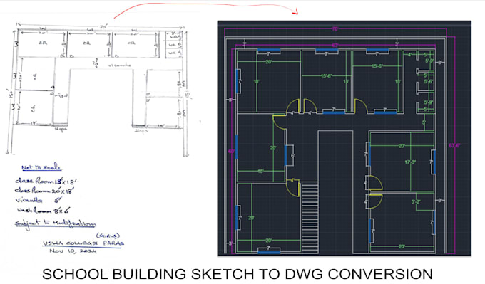 Autocad autodesk 2d 3d floor plans, elevations, blueprints, cad drafting by Jamiluddintahir | Fiverr