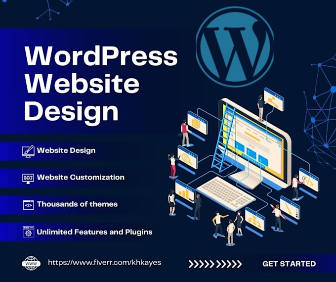 Design, redesign and develop wordpress website by Khkayes | Fiverr