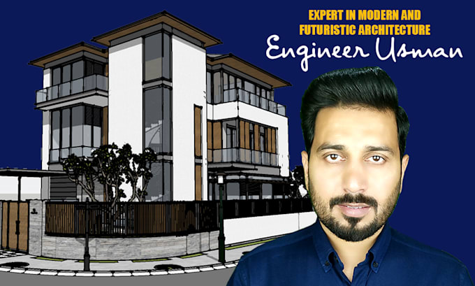 Create stunning 3d architectural models in sketchup by Engr_usmanqasmi ...