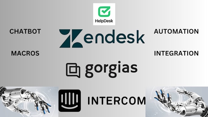 Setup your zendesk, intercom chatbot, gorgias and freshdesk by Ivy_ben222 | Fiverr