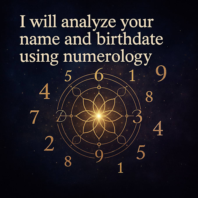 Analyze your name and birthdate using numerology by Pantelie_david | Fiverr