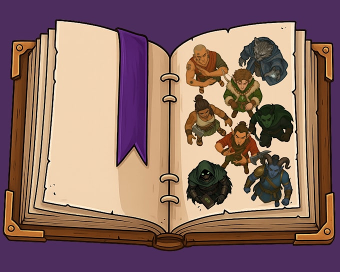 Create custom top down rpg character tokens for your vtt by Elliasj ...