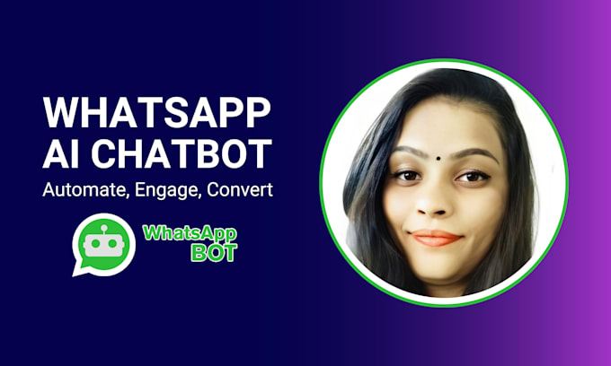 Build a personalized whatsapp chat bot with ai by Realgraphicguru | Fiverr
