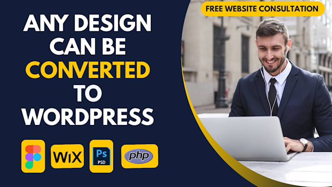 Convert figma to wordpress, html, php, ai, psd, xd, wix website to wordpress by Rashed_hossaain ...