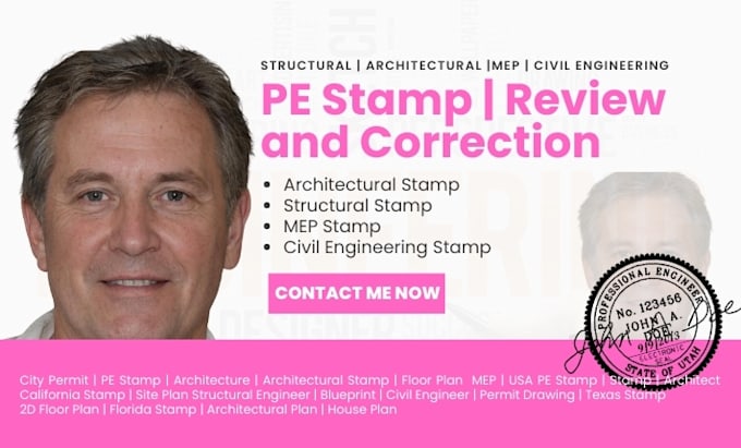 Commercial building pe stamp structural drawing review engineering ...