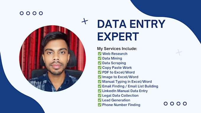 Web research, lead generation, and data entry work by Dropship247 | Fiverr