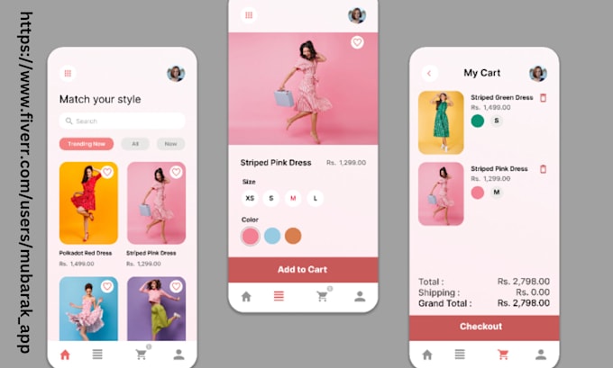 Do Mobile App Ui Ux Design Ui Mockup Wireframe Prototype Ios Android On Figma By Mubarakapp