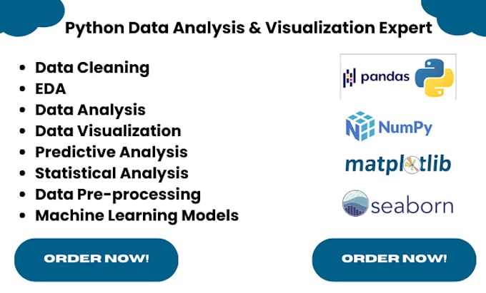 Do pandas numpy seaborn matplotlib data analysis project, task and ... Do pandas numpy seaborn matplotlib data analysis project, task and ...