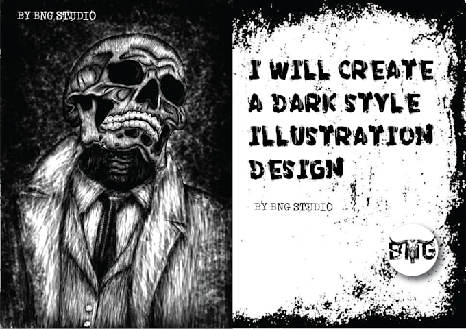 Dark illustration in digital art by Farrendra_ | Fiverr