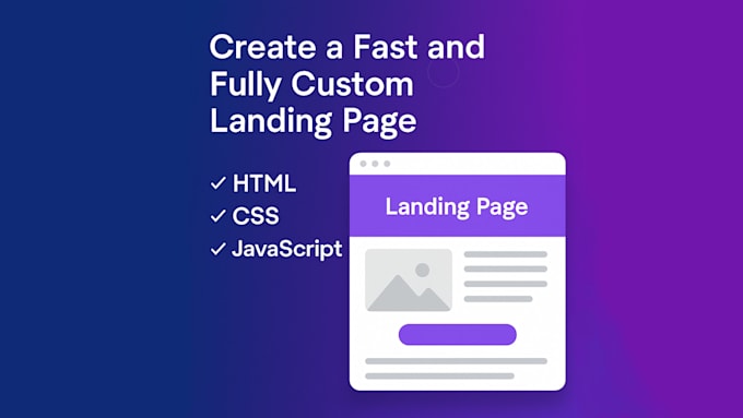 Build a fast, responsive and fully custom website in html, css and js ...