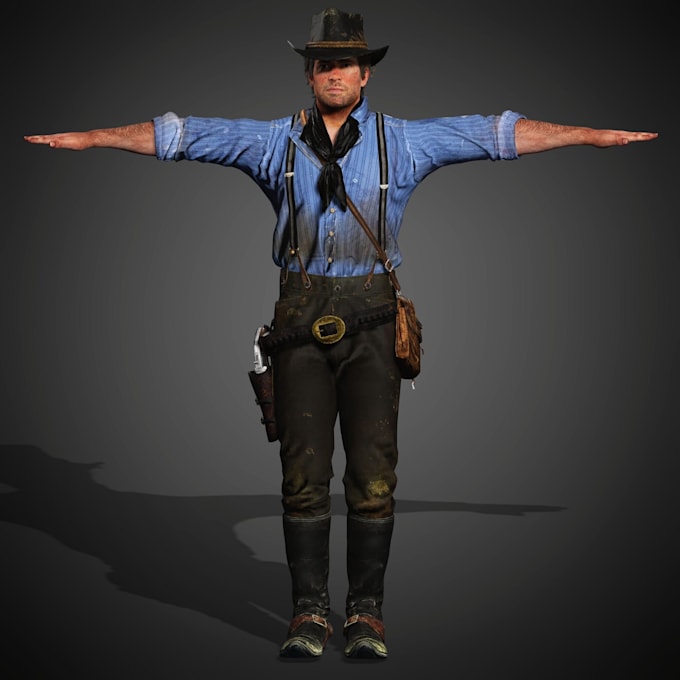 Fix 3d aaa game character,8k texture,3d film model,game warrior model,3d rigging by Damilexr ...