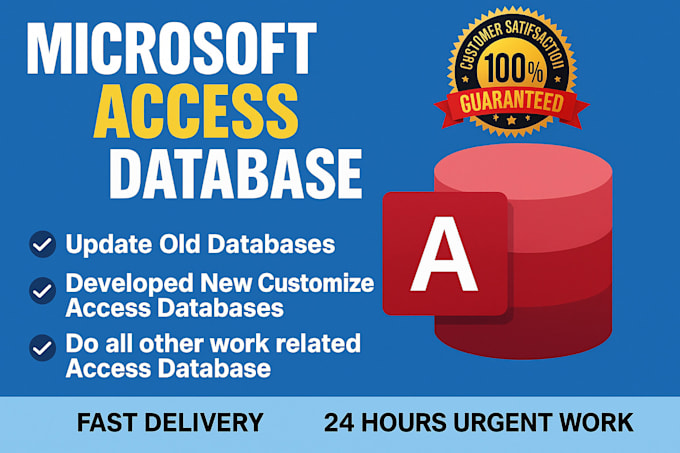 Do Your Any Ms Access Job Microsoft Access Database Project By Altaf
