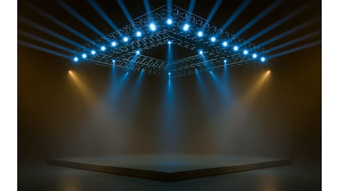 Create 3d cgi stage design, event center design, hall design interior ...