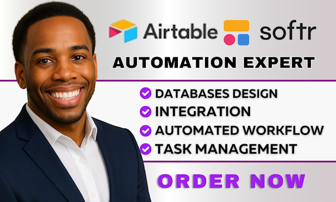 Be your airtable database, airtable automation airtable interface, softr expert by Whalan ...