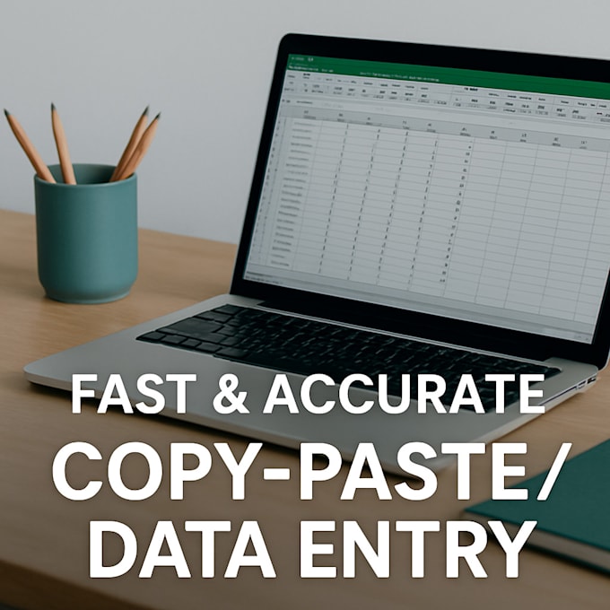Do fast and accurate copy paste and data entry tasks by Sumiyakhatoon | Fiverr