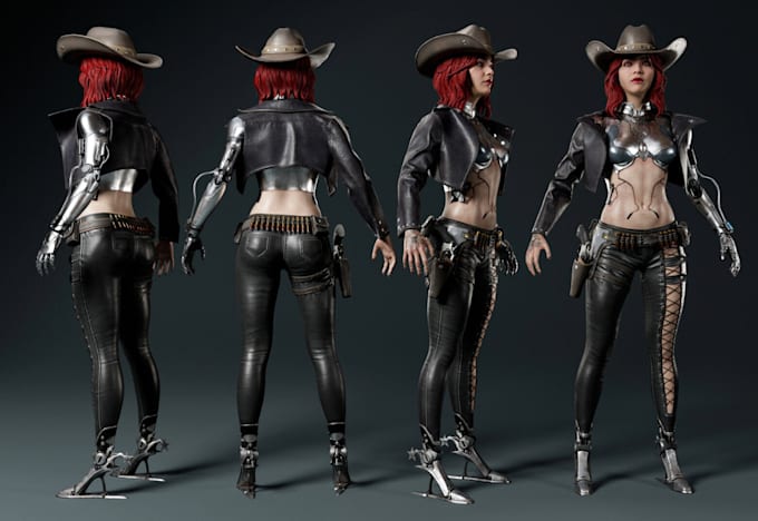 3d realistic character, aaa game character modelling, 3d unreal engine metahuman by Silifam | Fiverr