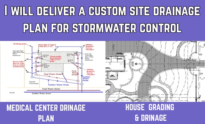 Design plumbing plan water supply drainage plan stormwater civil ...