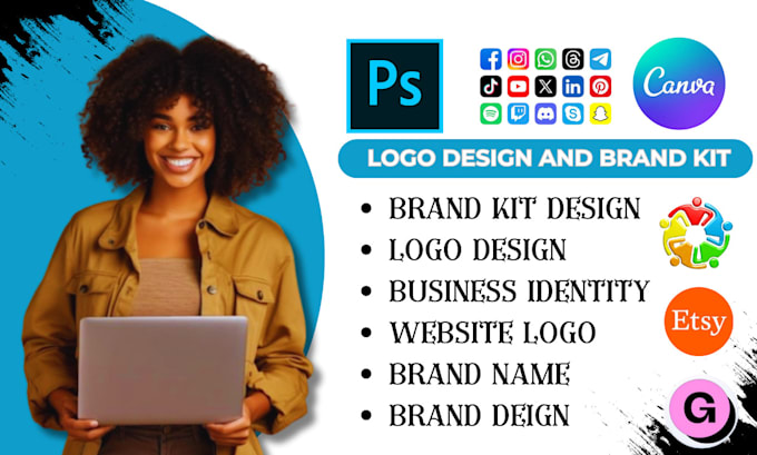 Logo design and branding kit for brand identity kits full branding kit ...