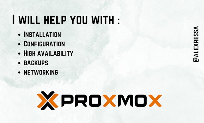 Setup and configure proxmox ve for virtualization by Alexisnohero | Fiverr