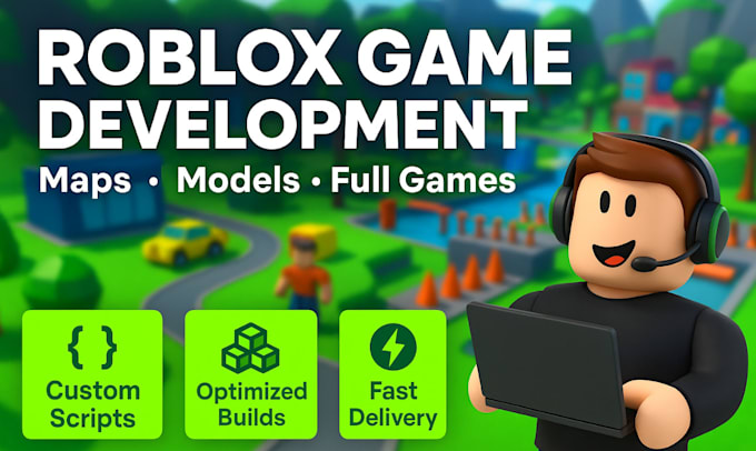 Design a professional roblox map build game models develop a full roblox game by Gamethrone1 ...