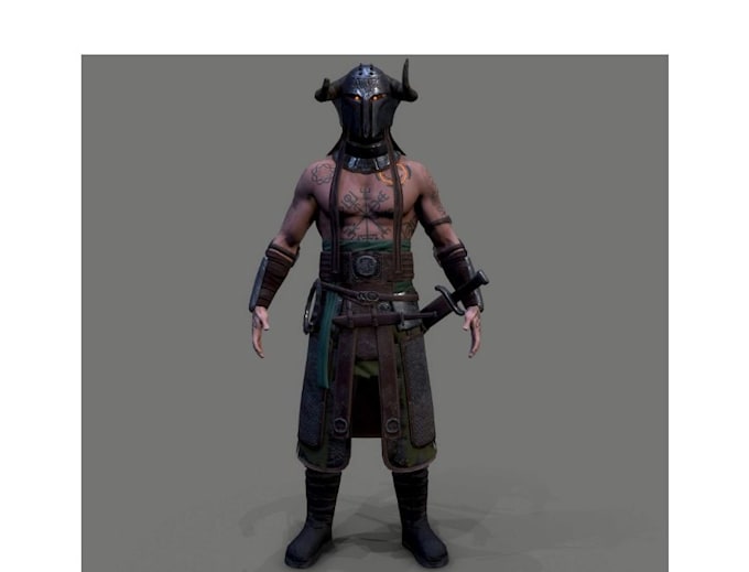 Design ue5 3d game character, humanoid model,3d yautja model,vr ar ...