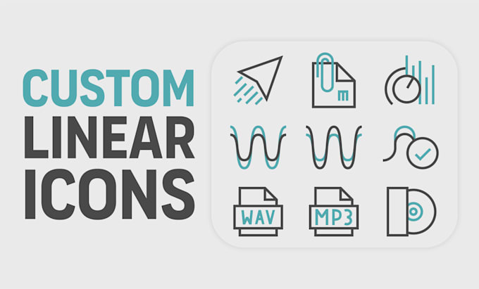 Design modern linear icons for web, app, or brand by Koden_icons | Fiverr