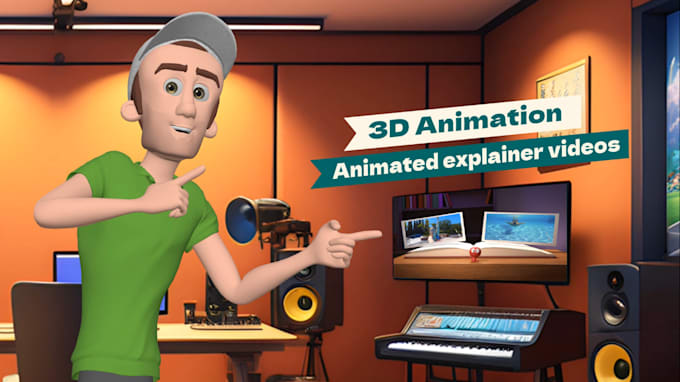 Create stunning and engaging 3d animation explainer video by Ub_studio ...