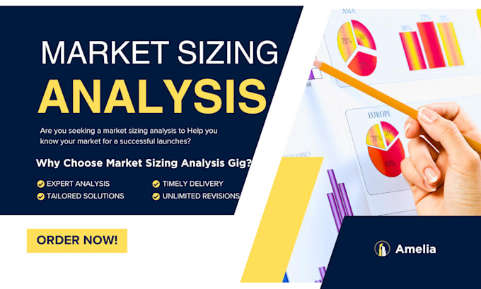 Do market sizing, tam, sam, som for product launch success by Ameliaolive | Fiverr