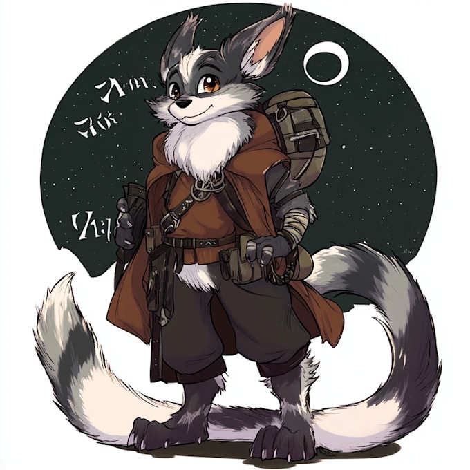 Draw furry art, anthro art of your fursona by Mattivala | Fiverr