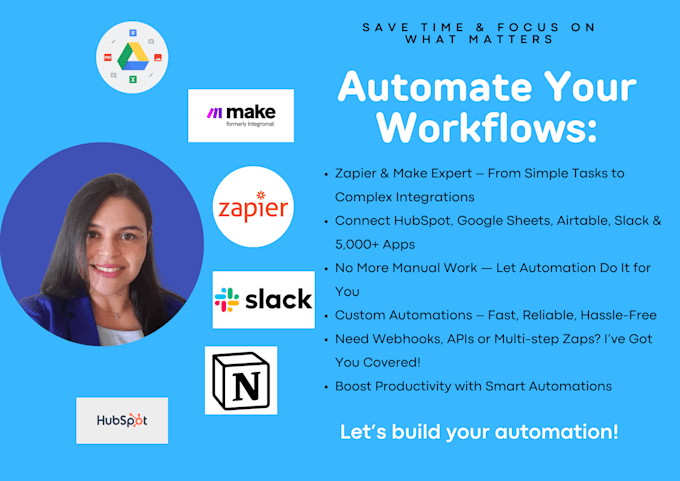 Automate your tasks and top apps by Dayanagp | Fiverr