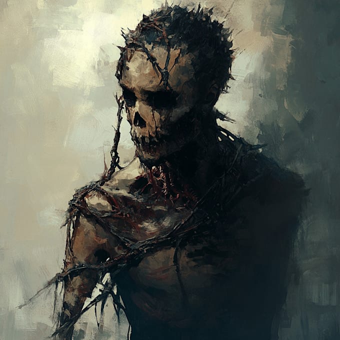 Design an fantasy horror character illustration by Romaincks | Fiverr