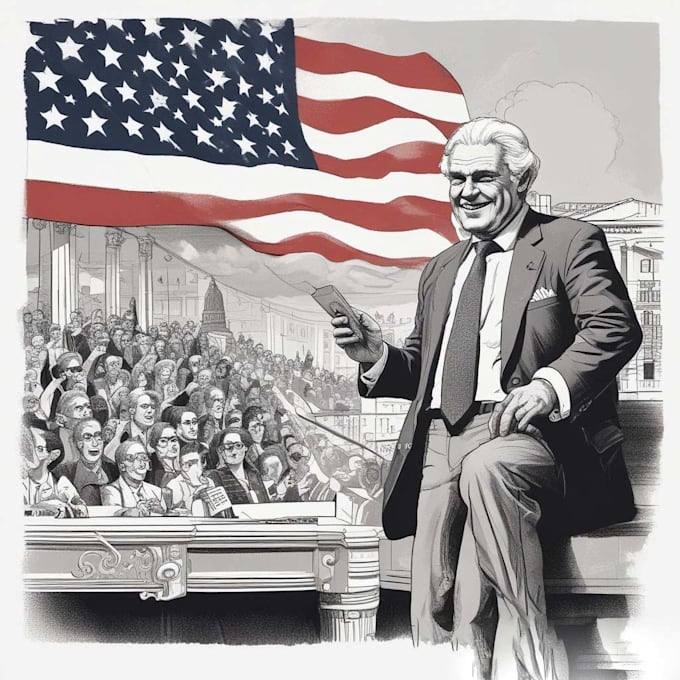 Draw digital political cartoons by Ceanena | Fiverr