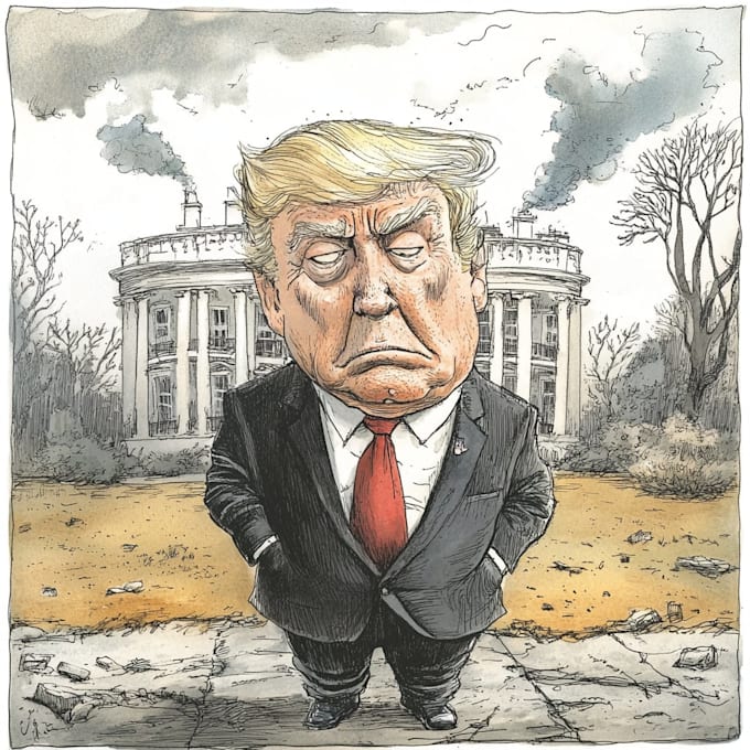 Draw political caricature and cartoon by Krouramander | Fiverr