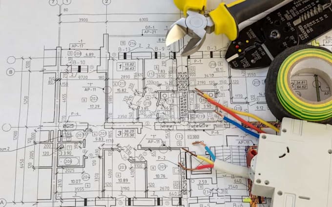 Create electrical engineering drawings and mep plumbing plan by Engr_m1 ...
