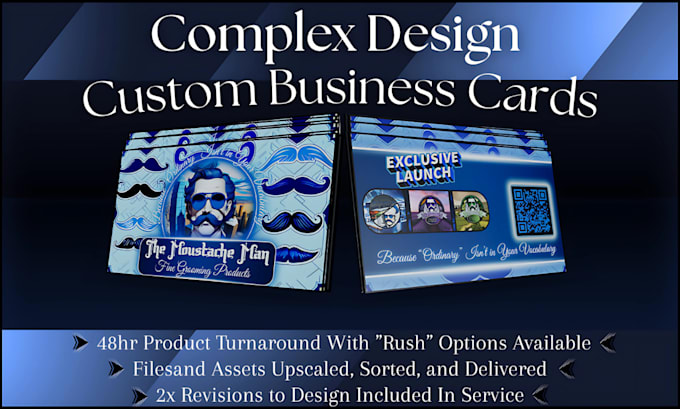 Create complex custom designed business cards by Greg_armentrout | Fiverr