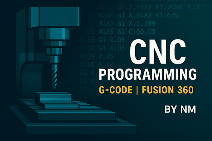 Create custom gcode and cam toolpaths for your by Nelle94 | Fiverr