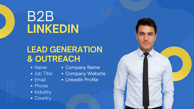 Do linkedin b2b lead generation and targeted prospecting by Va_alimuhammad | Fiverr