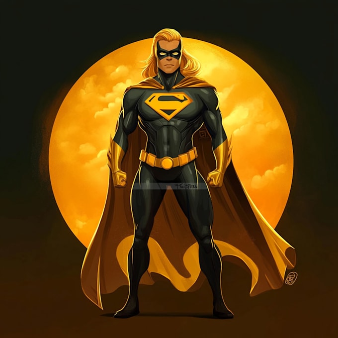 Draw you a dc or marvel style comic book superhero character by Oadlena ...