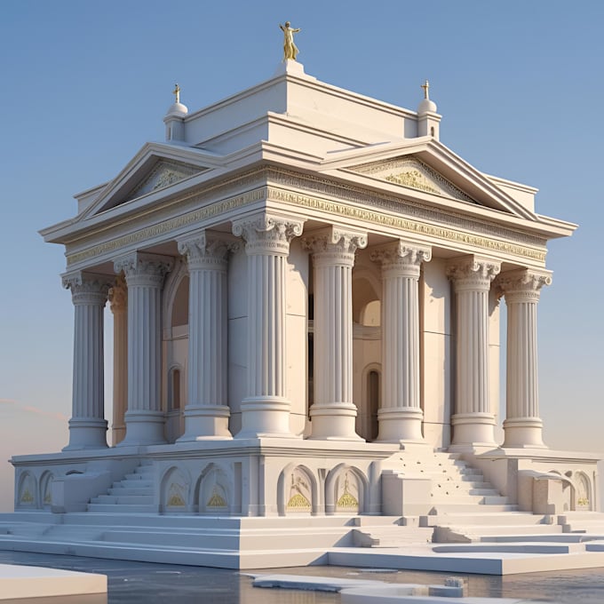 Detailed 3d monument and building models for design and 3d printing by ...