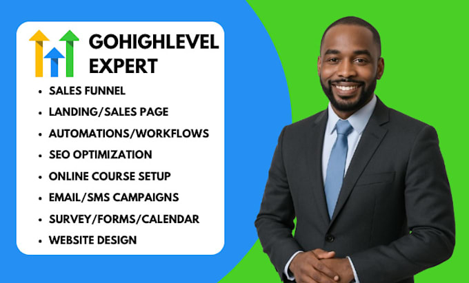 Gohighlevel landing page gohighlevel sales funnel go high level website ...