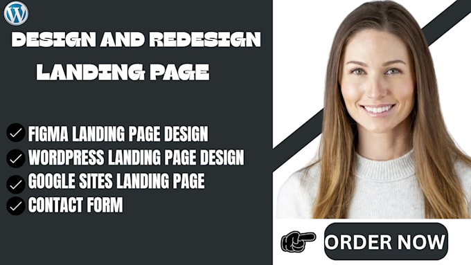 Design saas, figma, or elementor wordpress landing pages by Faithsmithw ...