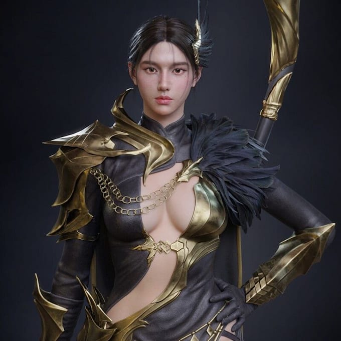 Create 3d character modeling 3d cinematic character ai avatar nsfw sfw daz3d by Hazbunallaha ...